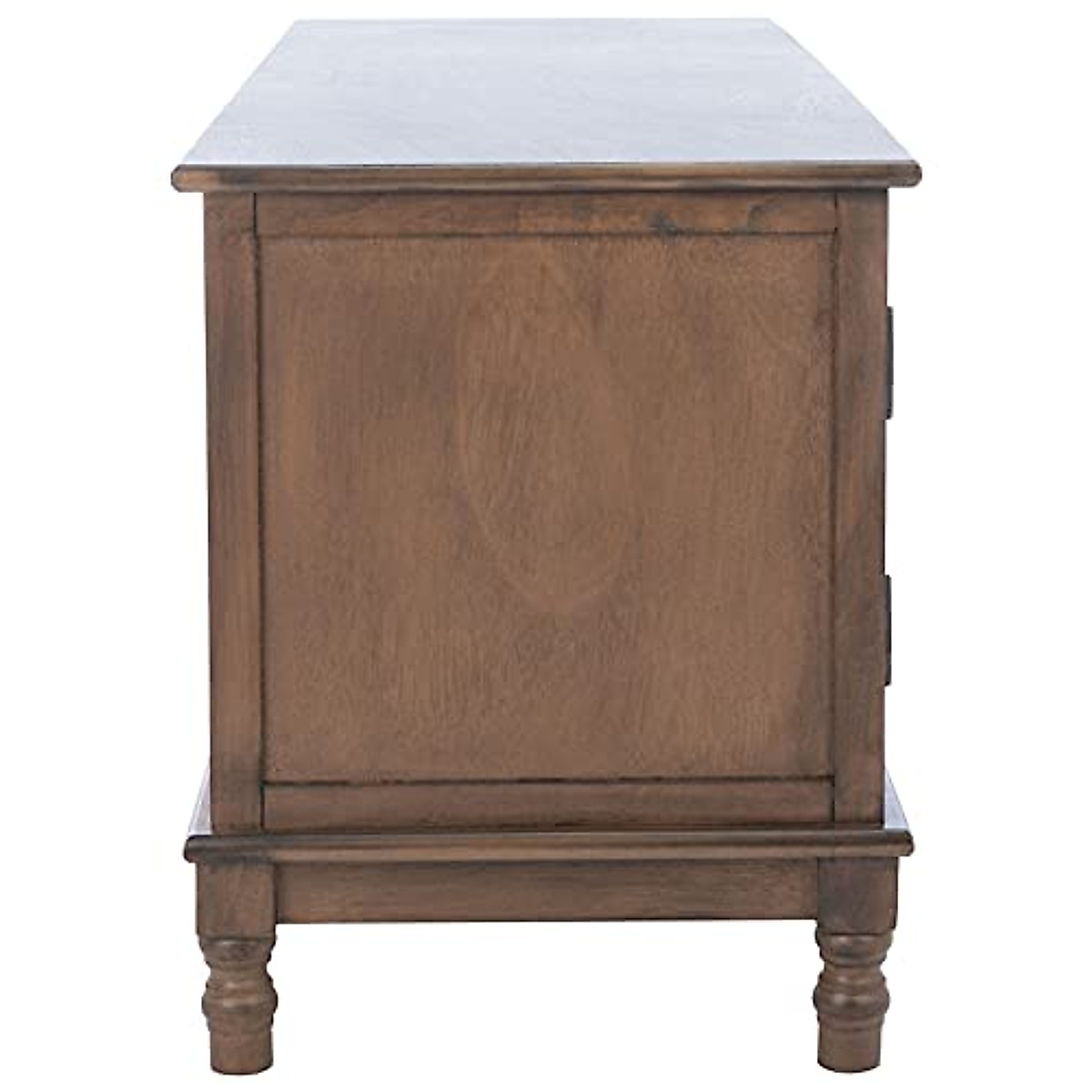 SAFAVIEH Home Collection Magnolia Brown 2-Door 2-Shelf Media Stand (up to 55-inch Flat Screen TV)