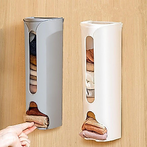 JQUAL 3 Pcs Wall Mounted Underwear Storage Box, Wall Mounted Socks Panties Storage Box, Underwear Storage Organizer Dispenser, Punch Free Multifunctional Storage Box (Blue)