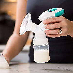 Evenflo Feeding Breast Pump Adapter to Balance Plus Wide Neck Baby Bottle (Pack of 2), White (5142112)