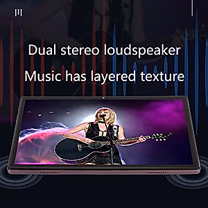 FOTABPYTI 4G Calling Tablet, 2.4G 5G WiFi Front 8MP Rear 20MP 10.1in Tablet 100-240V for Android 11 for Drawing (US Plug)