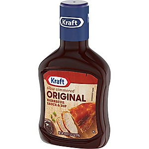 Kraft Original Slow-Simmered BBQ Barbecue Sauce (18 oz Bottle)