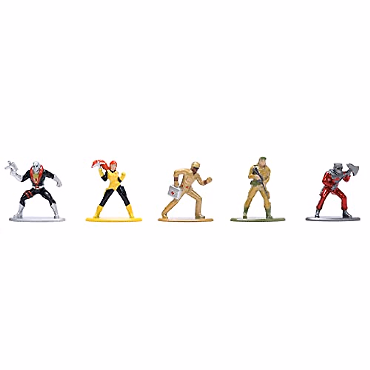 Jada Toys G.I. Joe 1.65" 18-Pack Die-cast Figures, Toys for Kids and Adults, 32913