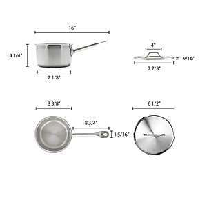 Thunder Group Sauce Pan, 3-1/2-Quart