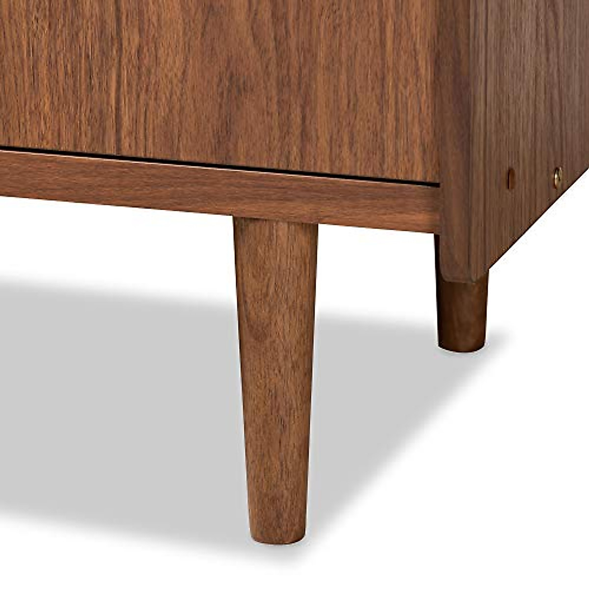 Baxton Studio Halden Sideboards and Servers, Walnut Brown/Grey