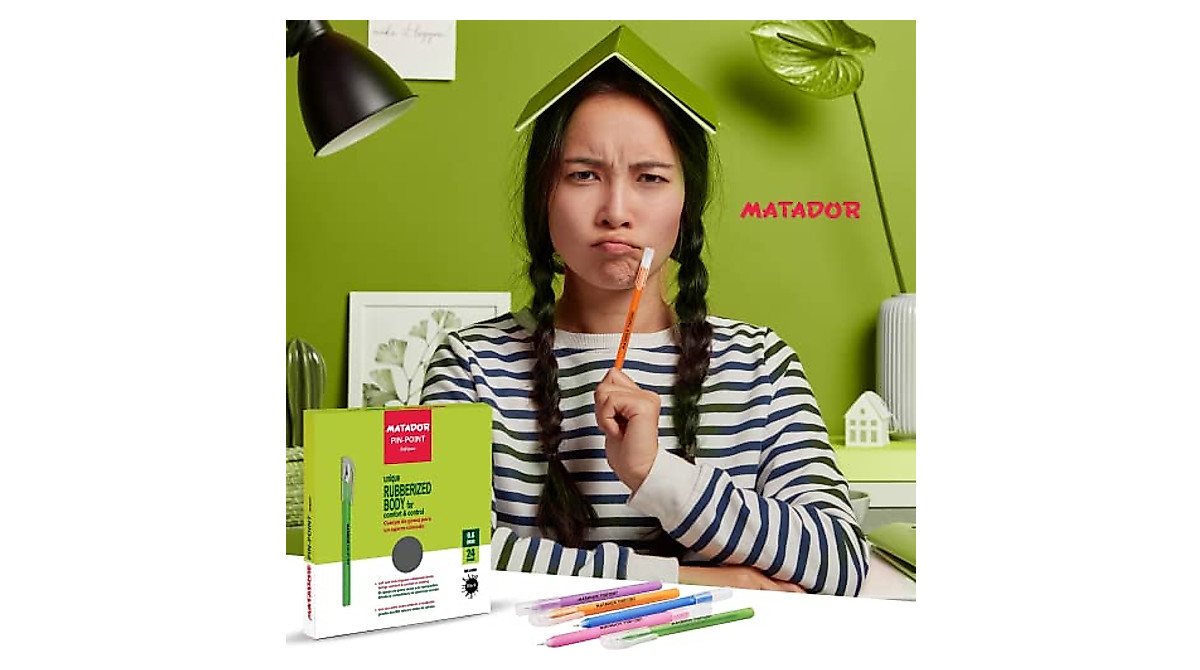 Matador Fine Ballpoint Pens - 24 Assorted Colors