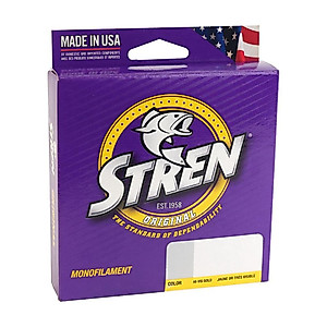 Stren Original®, Hi-Vis Gold, 17lb | 7.7kg Monofilament Fishing Line, Suitable for Freshwater Environments