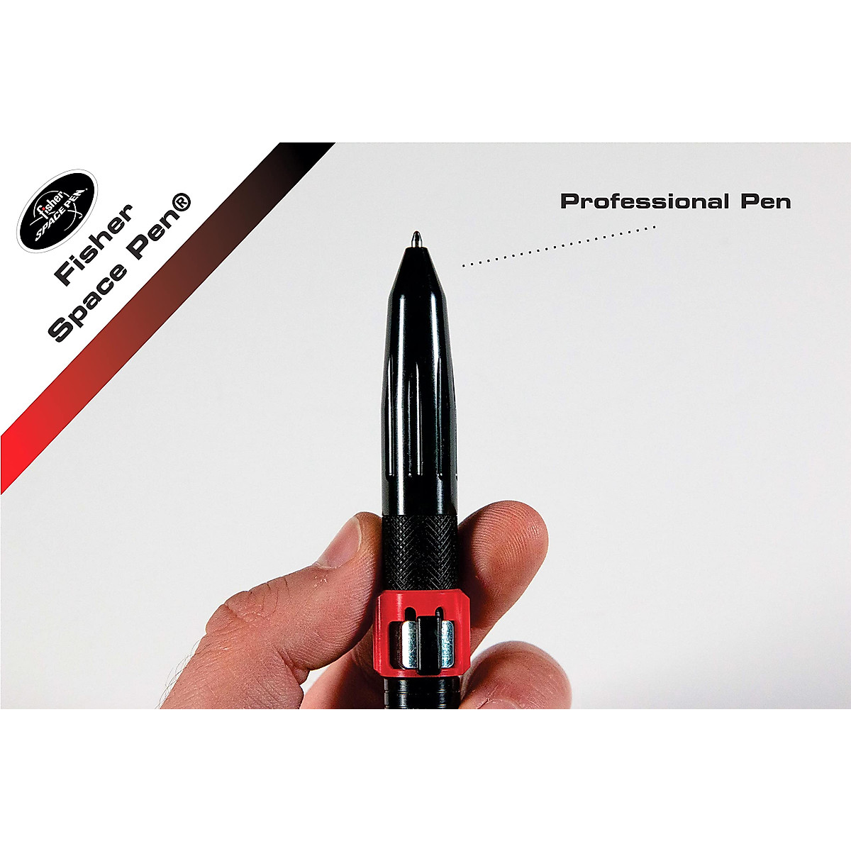Pavashot-Penshot | Self Defense Device Reloadable Non-Lethal Launcher Fisher Space Pen 30-Foot Range Multi-Safety All-Weather 6-feet Diameter Plume Designed & Assembled in The USA, Black