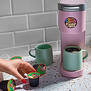 Crazy Cups Flavored Coffee for Keurig K-Cup Machines, Bananas Foster Flambe', Hot or Iced Drinks, 22 Single Serve, Recyclable Pods