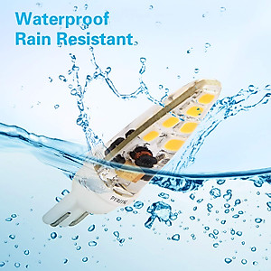 PYJR T10 Wedge Base Led Bulbs 12v Low Voltage Landscape, Ac/Dc 12V, 2W 200Lm, 3000K Warm White, for Landscape Pathway Lighting, Deck Stair, Step, and Automotive Rv Lights. (Pack of 5)