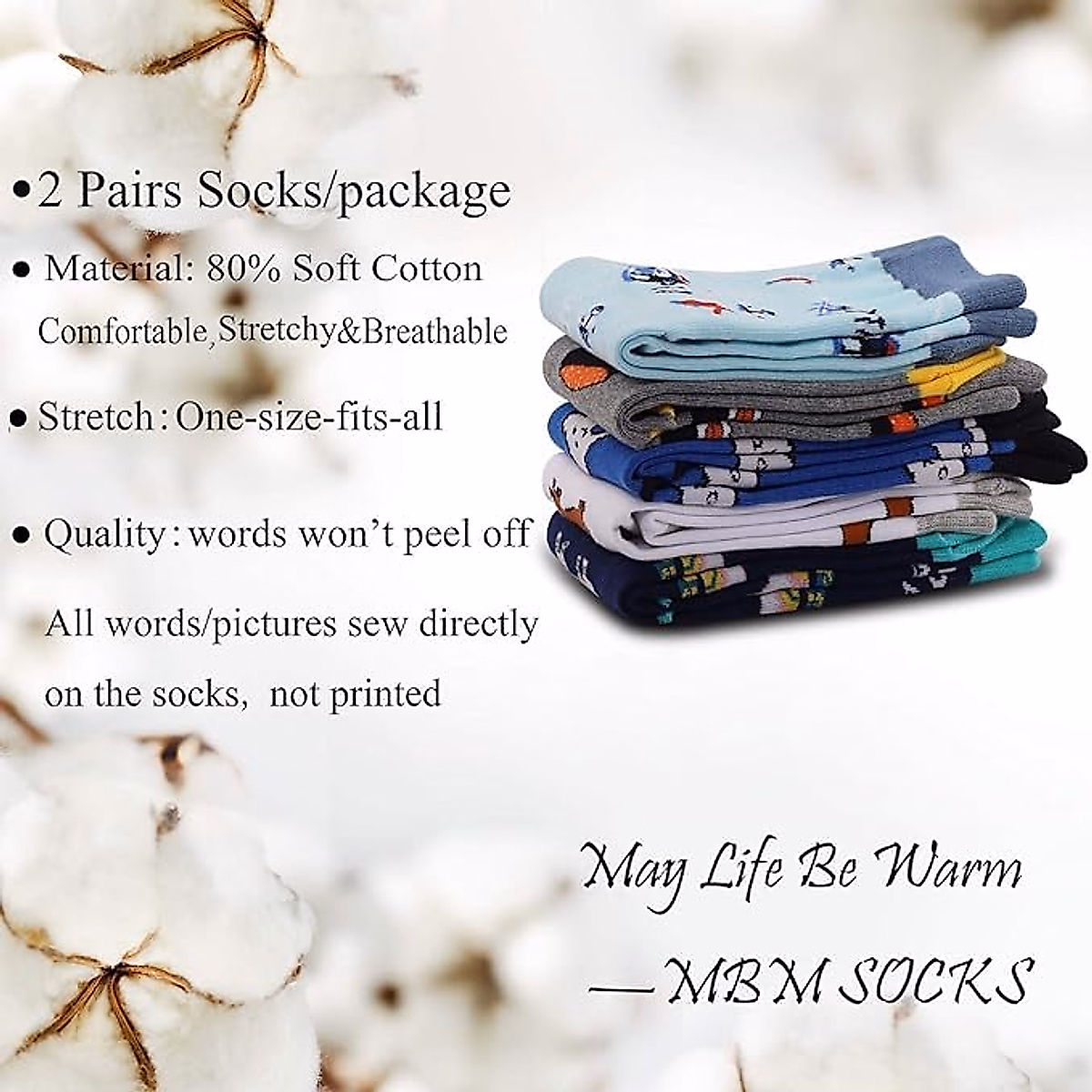 MBMSO New Grandma Gifts First Time Grandma Est 2024 Socks Grandma Announcement Gift Grandma to be Socks Baby Reveal for Grandmother (Grandma Est 2024)