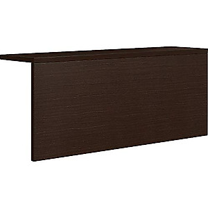 Lorell Prominence 2.0 Espresso Laminate Reception Countertop
