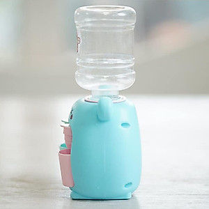 Toyvian Toddler Toys Mini Toys Toys Toy Playset Mini Water Dispenser Pretend Play Water Cooler Toy Playset Kitchen Appliances Childrens Pretend Toy Blue Toy Playset Toys Desk Toys Kids Toys
