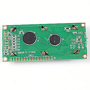 LCD1602A 16x2 White Screen Character Dot Matrix 1602 Blacklight LCD Display Module Black Background Parallel Port