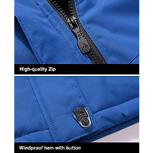 Mens Ski Jacket Fleece Jacket Snow Jacket Skiing Jacket Men Winter Coats for Men Snowboarding Jacket Waterproof Jacket US L=CN 3XL