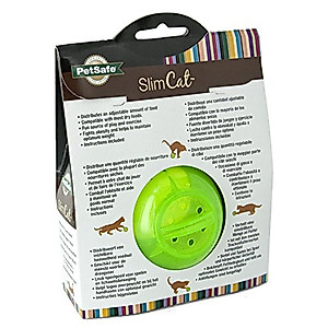 PetSafe SlimCat Green Meal Dispensing Cat Toy, (3 Pack)