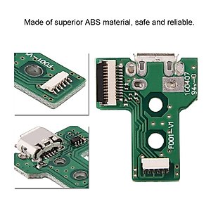 Micro USB Charging Port Socket Board Replacement for Sony Playstation 4 PS4 Game 3rd Generation Controller