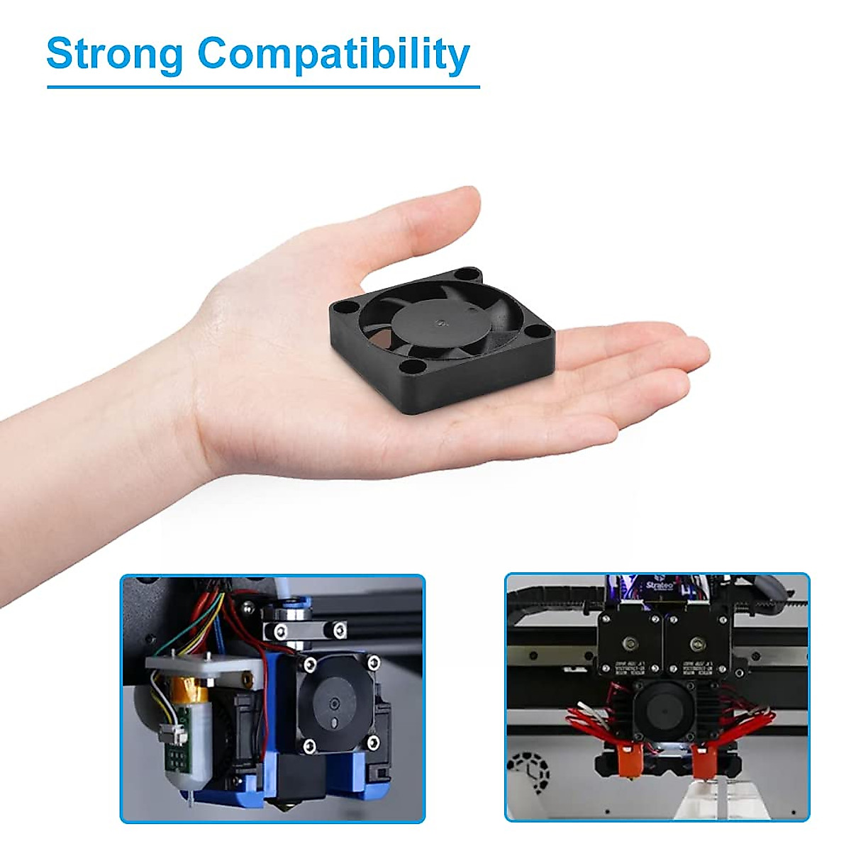 GeeekPi Heatsink Fan Kit for Raspberry Pi, Cooler Fan Heatsink Set with PWM Speed Control Fan for Cooling Raspberry Pi 4, Pi 3 B+, Pi 3 B, Pi 2, Pi B+, Pi Zero/Zero W and Jetson Nano, RockPi