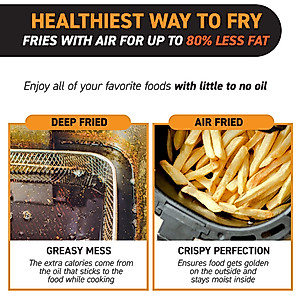 Gourmia 9-Quart Dual Basket Digital Air Fryer, with 7 Functions, Smart Finish and Match Cook,Black/Silver