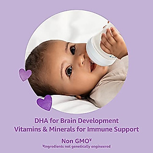 Amazon Brand - Mama Bear Gentle Baby Formula Milk-Based Powder with Iron, Complete Nutrition, Easy to Digest, 21.5 Ounce