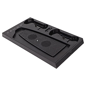 Septpenta Gaming Console Cooling Fan, Dual Fast Charge & Multi Power, 2 Magnetic Dongles, Premium Smart Chip, Dual 2800 RPM Cooling, Gp5 1510 Cooling Bracket for PS5