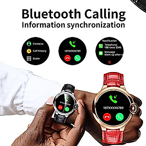 Loluka Smart Watch for Men Women Make Answer Call Heart Rate Sleep Tracker IP67 Waterproof Fashion Smartwatch Pedometer Calorie Counter Watch for Android iOS Phones