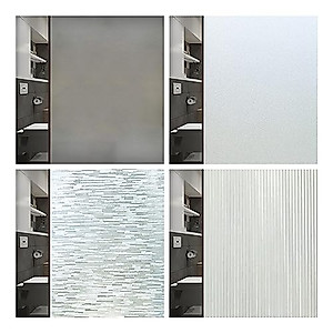 Window Film Window Film Privacy Stained Glass Film Static Cling Self Adhesive Film Frosted UV Protective Glass Vinyl for Home Glass Window Clings (Color : D, Size : 30x100 cm)