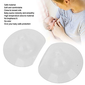 Silicone Nipple Protector, 2 Piece Nipple Silicone Nipple Protector Breastfeeding Nipple Guard for Breastfeeding Nipple with Boxes