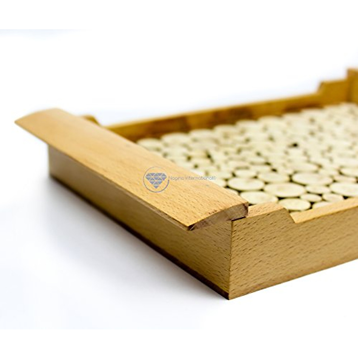 Premium Wood Crafted Steamed Beech Wooden Serving Tray | Kitchen Decor Food Cart | Nautical Gifts | Nagina International