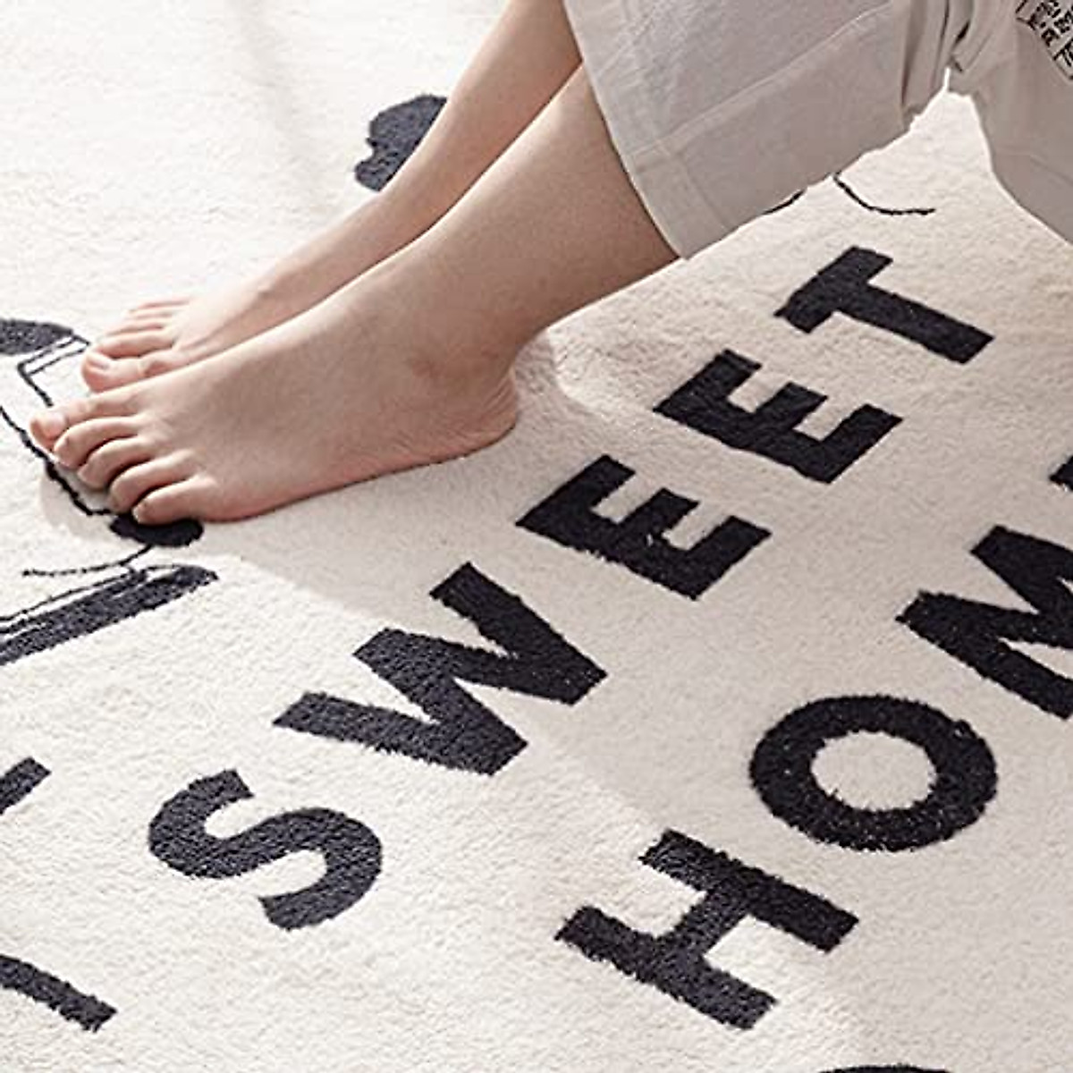 LIKETN 3D Imitation Animal Fur Area Rug Living Bedroom Zebra Outdoor Rugs Tiger Print Pattern Leopard Carpet Indoor Runner Rugs Washable Door Mat Kid's Room Home Décor 2' X 3'