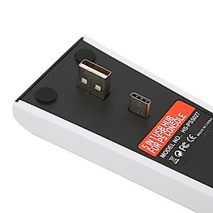 5 in 1 USB Hub High‑Speed Expansion Adapter with USB3.0 Type‑C Ports for Console,with Stable ,1 x USB + 1 x Type‑C (Male) to 5 x USB + 1 x Type‑C (Female)