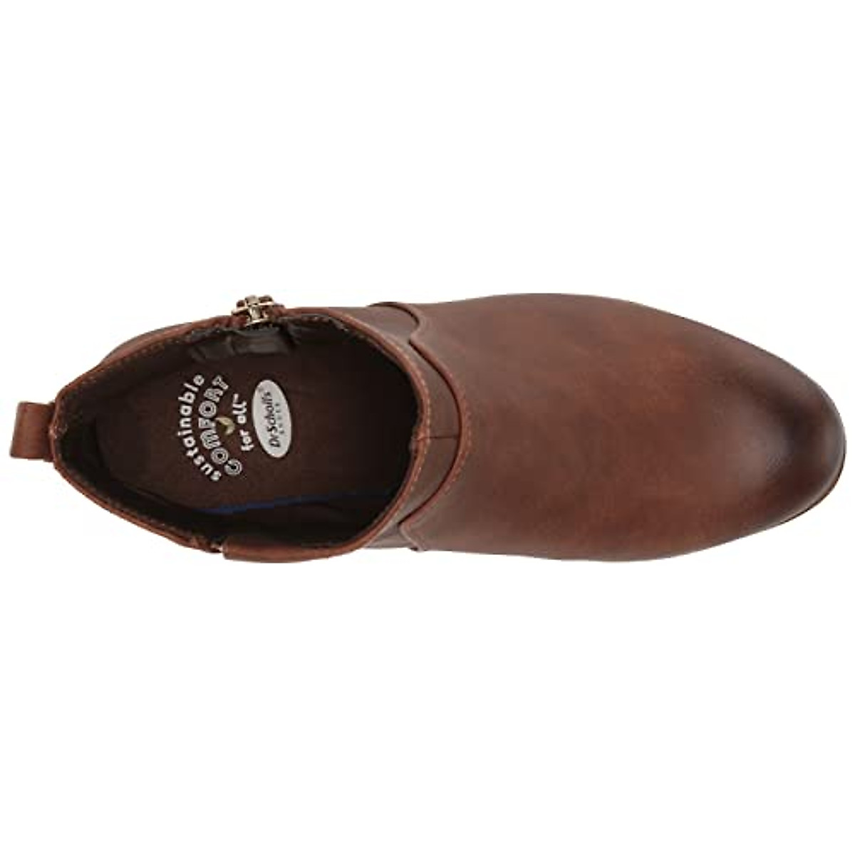 Dr. Scholl's Shoes Women's Lawless Ankle Booties Boot, Copper Brown Synthetic, 9