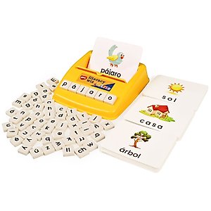 BOHS Spanish Literacy Wiz Spelling Game - Espanol Lower Case 60 Flash Cards - Preschool Language Learning Educational Toys