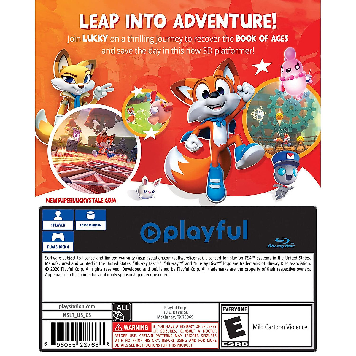 New Super Lucky Tale Playstation 4 [Brand New]