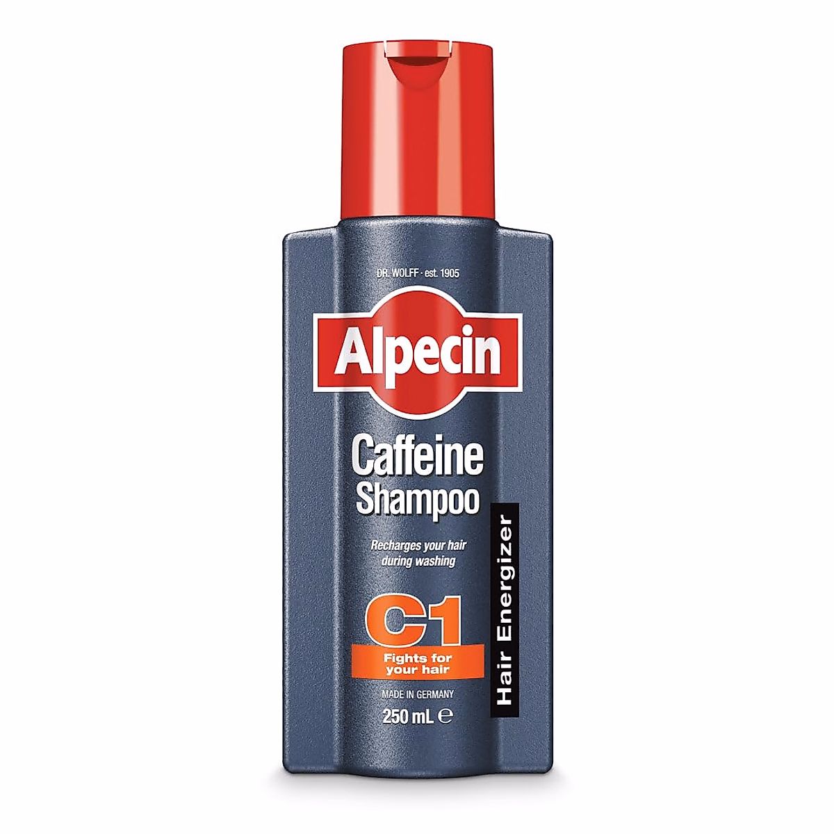 Alpecin C1 Caffeine Shampoo, 8.45 fl oz, Caffeine Shampoo Cleanses the Scalp to Promote Natural Hair Growth, Leaves Hair Feeling Thicker and Stronger