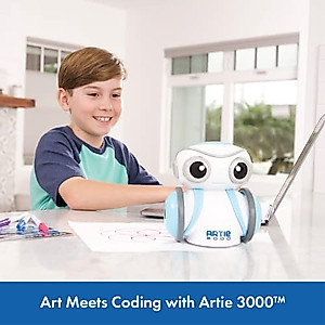 Educational Insights Artie 3000 the Coding & Drawing Robot, STEM Toy, Gift for Boys & Girls, Ages 7+