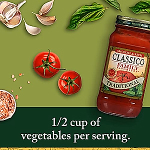 Classico Family Favorites Traditional Pasta Sauce (24 oz Jar)