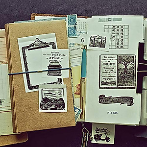 Pack of 13 Elastic Bands for Passport Size Travelers Notebook Connecting Inserts - Jump Bands Accessories for Traveler's Notebook Travel Journ