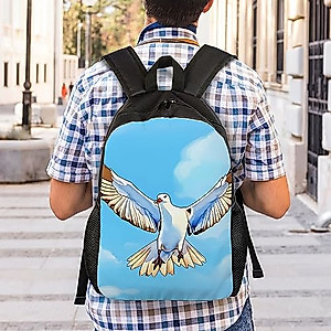RLDOBOFE Seagulls in flight Backpack For Women Men Travel Laptop Backpack Rucksack Casual Daypack Lightweight Travel Bag