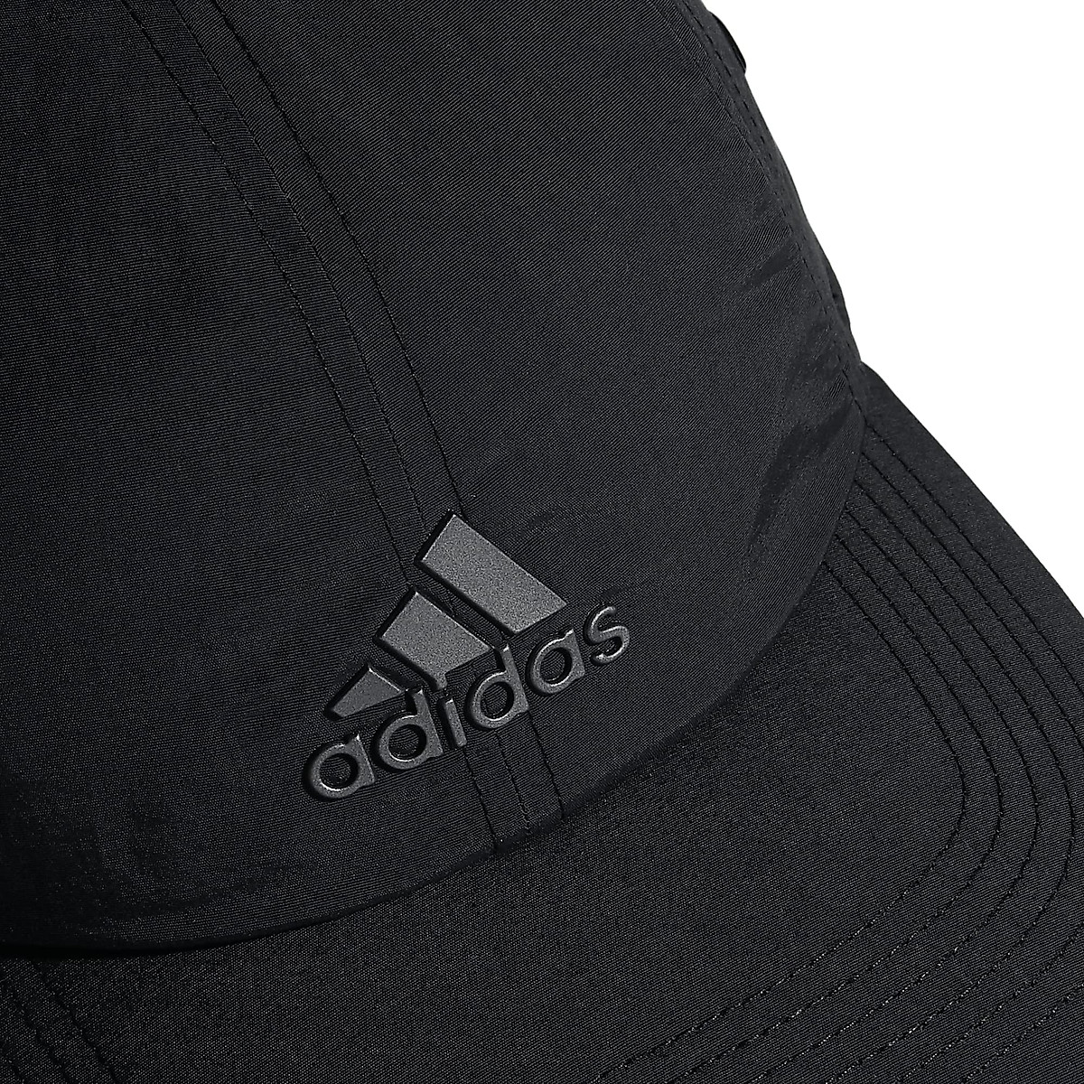 adidas Men's VMA Relaxed Fit Strapack Slight Precurve Brim Adjustable Hat, Black/Gunmetal/Carbon Grey, One Size