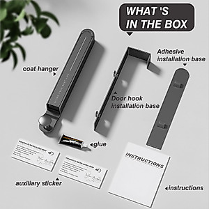 SAYIHEXIHE Over The Door Collapsible Drying Racks for Laundry, Indoor Small Hanging Clothes Drying Rack, Portable and Foldable Rv Clothes Drying Rack, Over The Door Clothes Hanger Towel Rack,Grey