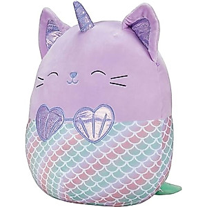 Squishmallows Official Kellytoy Plush 16" Anya The Caticorn Mermaid- Ultrasoft Stuffed Animal Plush Toy (Amazon Exclusive)