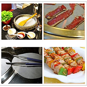 MOTZU 144 Pack 8 inch Air Fryer Lining, Bamboo Steamer Liner, Pre-Cut Non-Stick Parchment Paper Round Sheets for Separating Frozen Patty, Steaming Basket, Baking, Cooking Fried Food, Tortilla Press