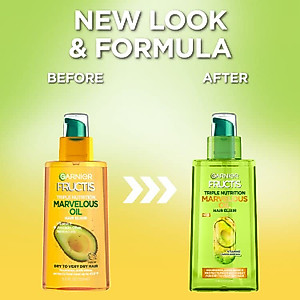 Garnier Hair Care Fructis Triple Nutrition Marvelous Oil Hair Elixir, 5 Ounce