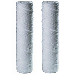 OMNIFilter RS-2 Standard Omni RS 2 Whole House Replacement Under Sink Water Filter RS2 Twin Pack (Package of 2 Filters) RS2 Sediment Water Filter Replacement String Wound Water Filter
