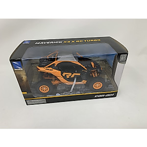 New Ray Can-Am Maverick X3 XRC Turbo ATV Orange and Black 1/18 Diecast Model