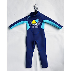 LayaTone Kids Wetsuit 3/2mm Neoprene Full Body Kids Wet Suits for Boys Girls One Piece Wetsuit for Swimming Diving Surfing Freediving Canoeing