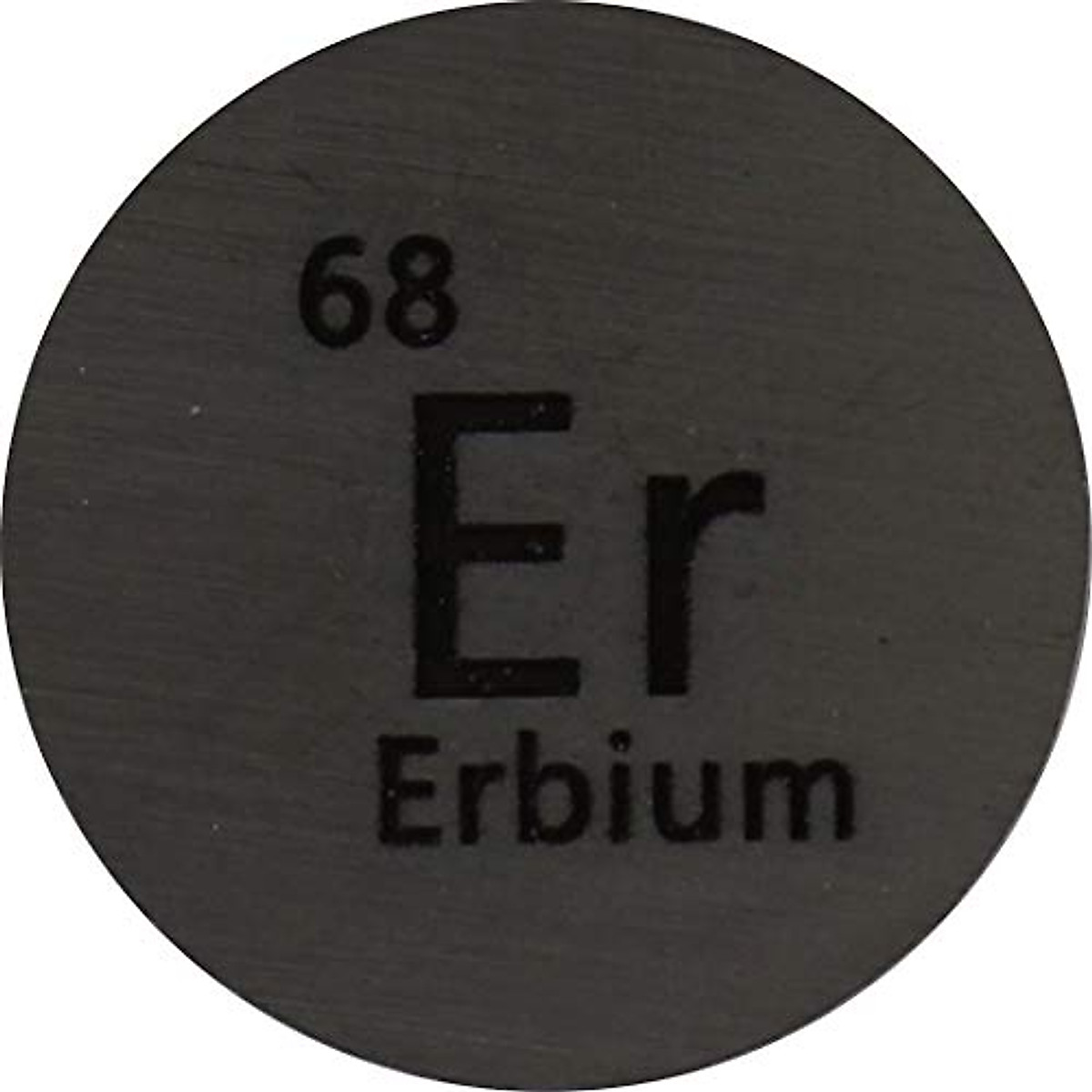 Erbium (Er) 24.26mm Metal Disc 99.9% Pure for Collection or Experiments