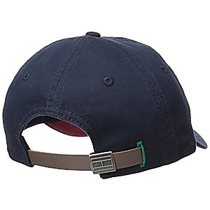 Tommy Hilfiger Men's Logo Dad Baseball Cap, Tommy Navy, One Size