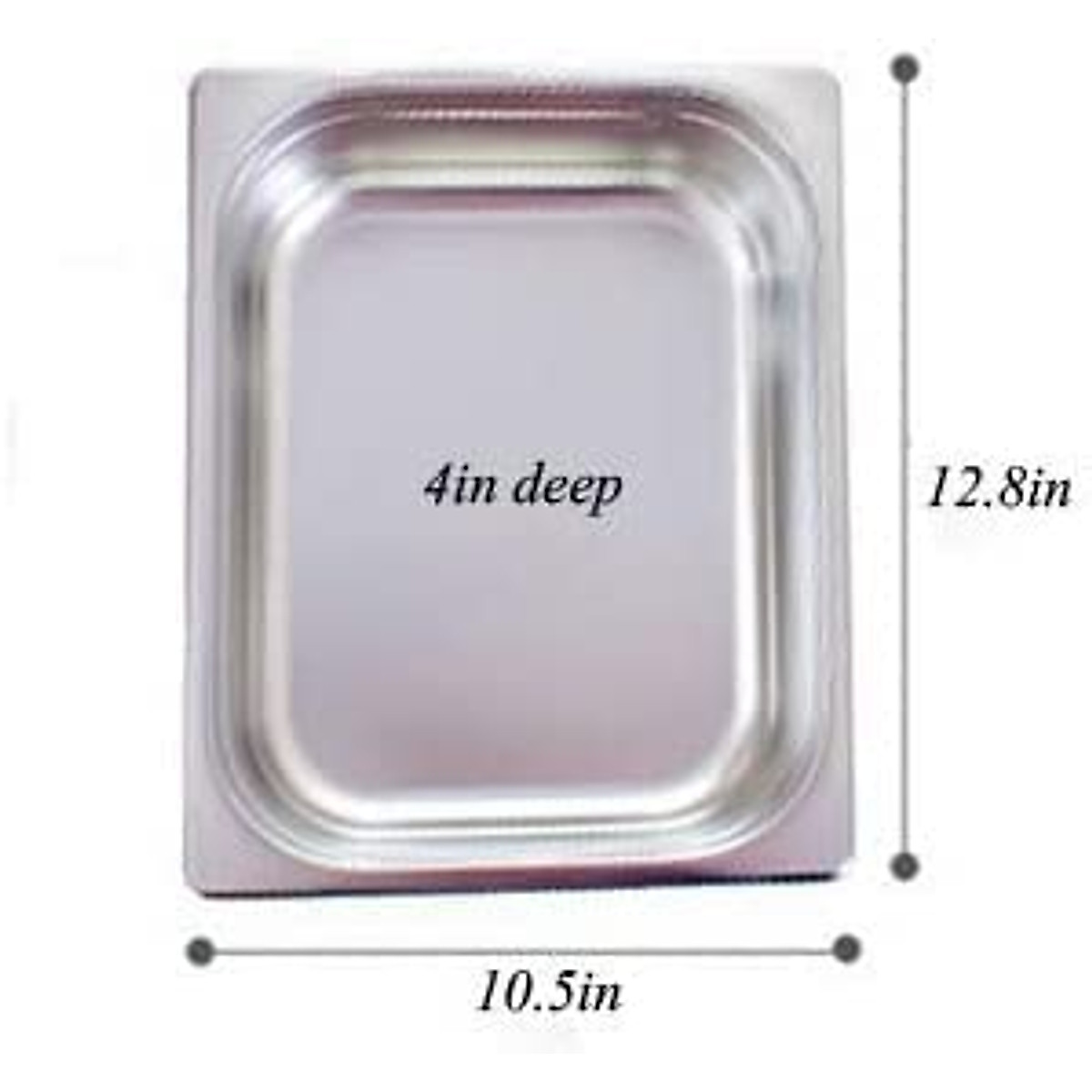 INTBUYING LP Gas Food Soup Warmer Propane Gas Stove Bain-Marie Commercial Canteen Buffet Steam Heater Stainless Steel with Gas Regulator Valve 12''x8.7''x4''Pan-4 Pans（Square）