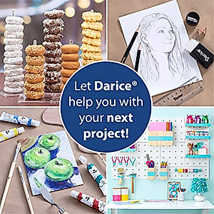 Darice 13-1/2-Inch by 5-1/2-Inch by 5-1/2-Inch Art and Craft Tote